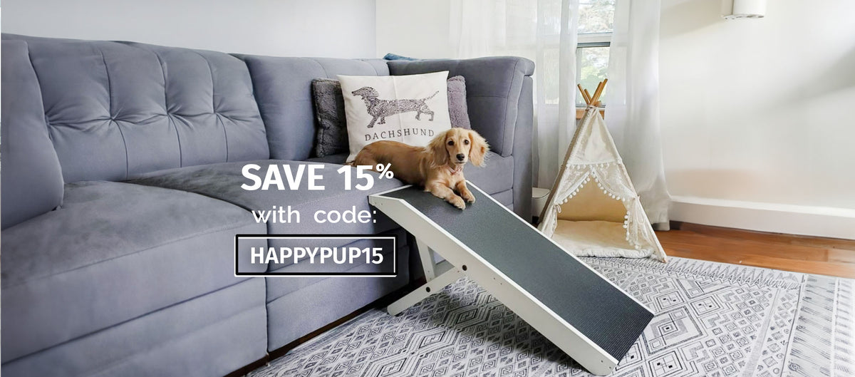 Dog Ramps for Bed & Couch - The Only Hardwood Dog Ramps