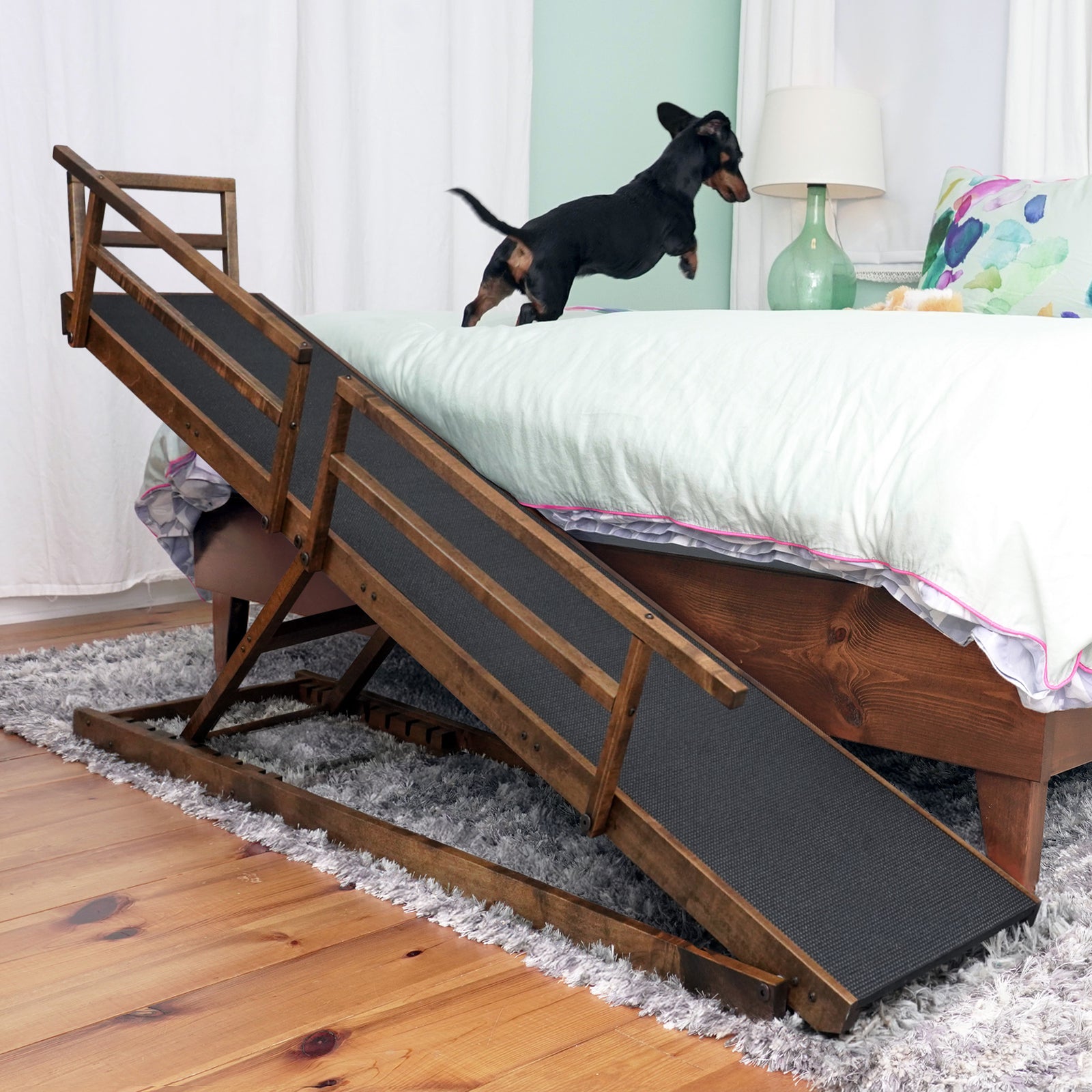 Dog Ramps for Bed & Couch - The Only Hardwood Dog Ramps