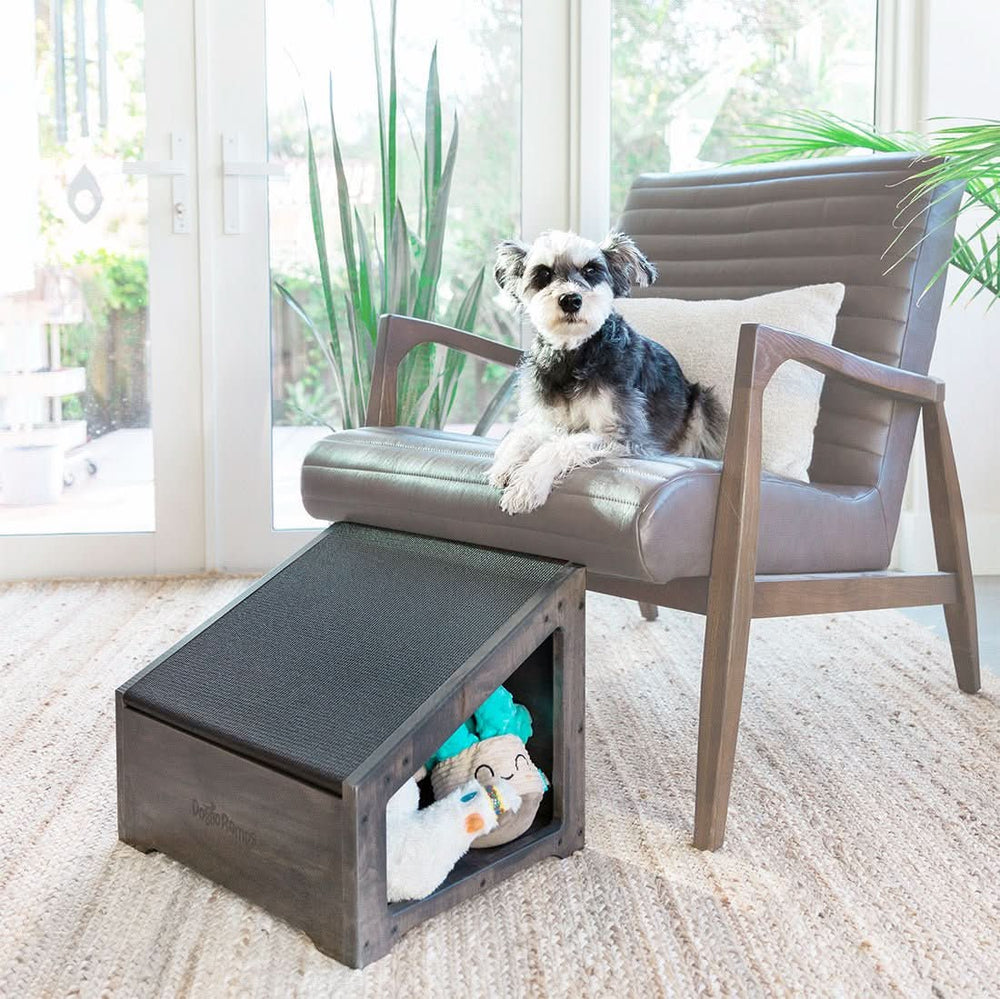 StepRamp For Dogs (Combination Step & Ramp) - Solid Hardwood